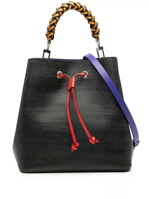 LOUIS VUITTON 2019 Epi Braided Neonoe Mm Bucket Bag - Blue