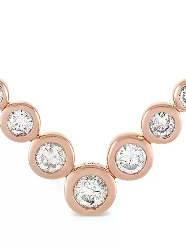 LB EXCLUSIVE 14k Rose Gold Diamond Pendant Necklace