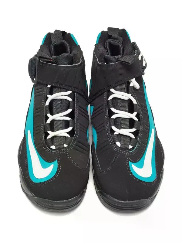 Nike Leather Strap Sneakers - Black