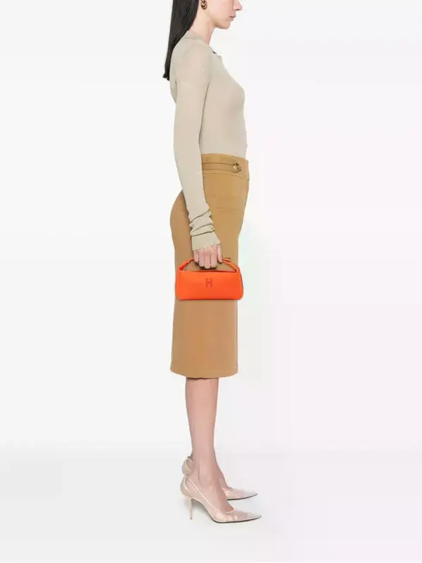 Hermès Canvas Bride A Brac Case Vanity Bag - Orange