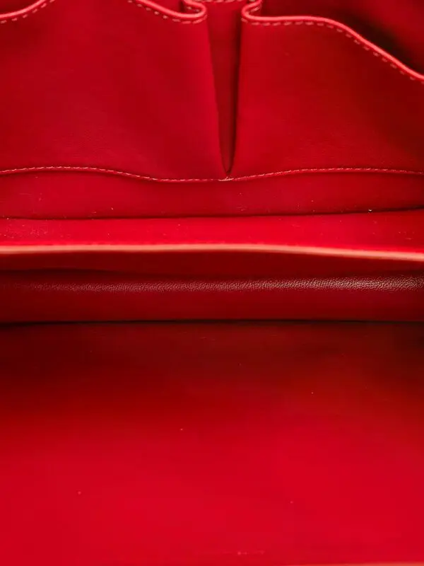 Celine Medium Calfskin Classic Box Crossbody Bag - Red