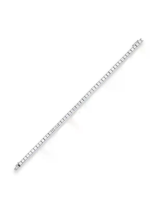 PRAGNELL 1905 Belle Époque Diamond Line Bracelet - Silver