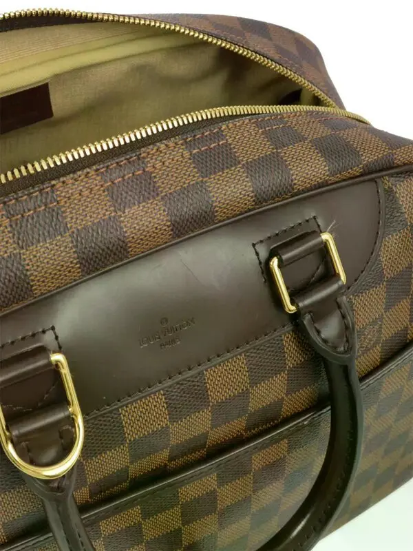 LOUIS VUITTON 2008 Damier Ebène Deauville Handbag - Brown