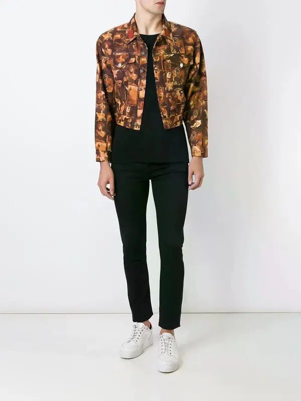 JEAN PAUL GAULTIER Printed Denim Jacket - Multicolour
