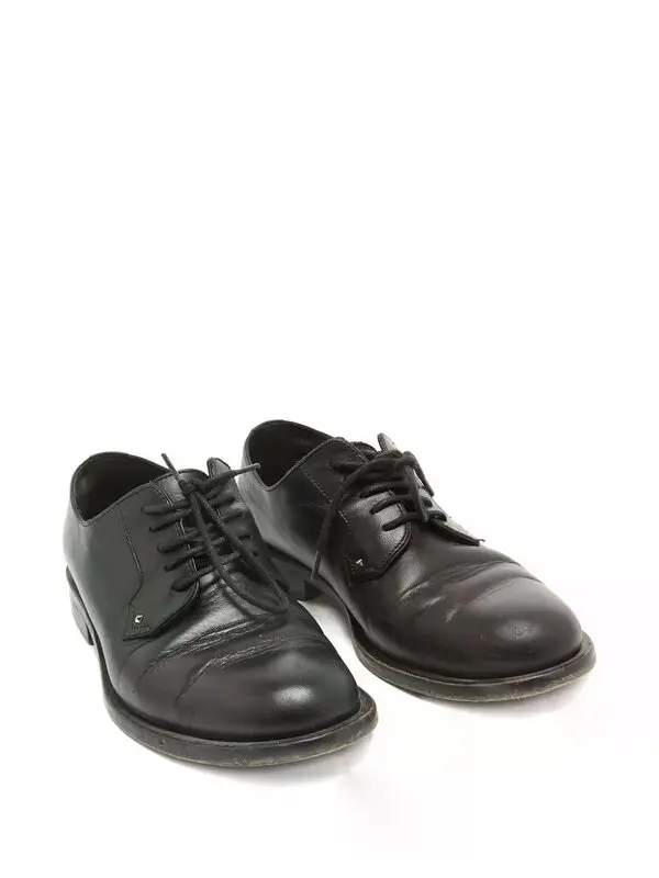 Valentino Garavani Leather Derby Shoes With Metal Studs
