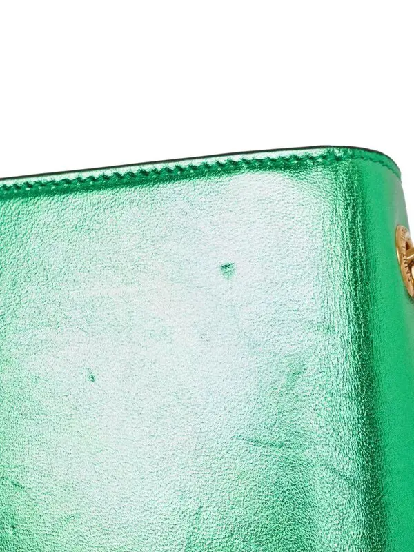 Saint Laurent Leather Wallet On Chain