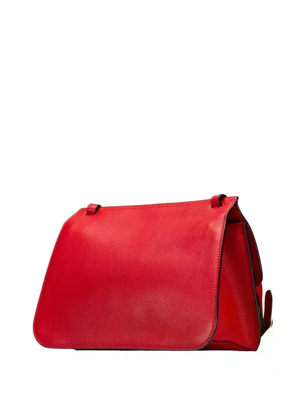 Gucci Medium Leather Bamboo Daily Crossbody Bag