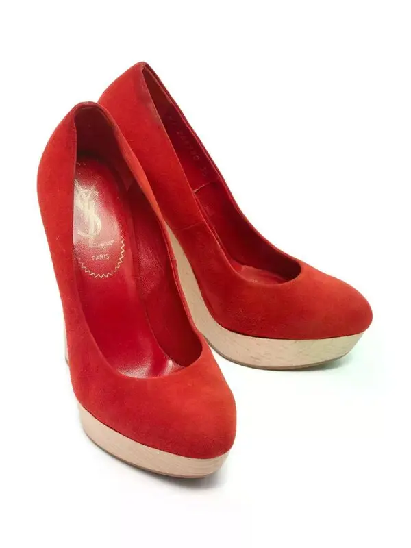 Saint Laurent Wedge Platform Pumps