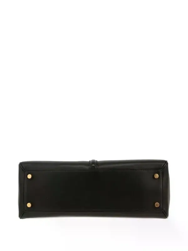 Celine Medium Leather 16 Handbag - Black
