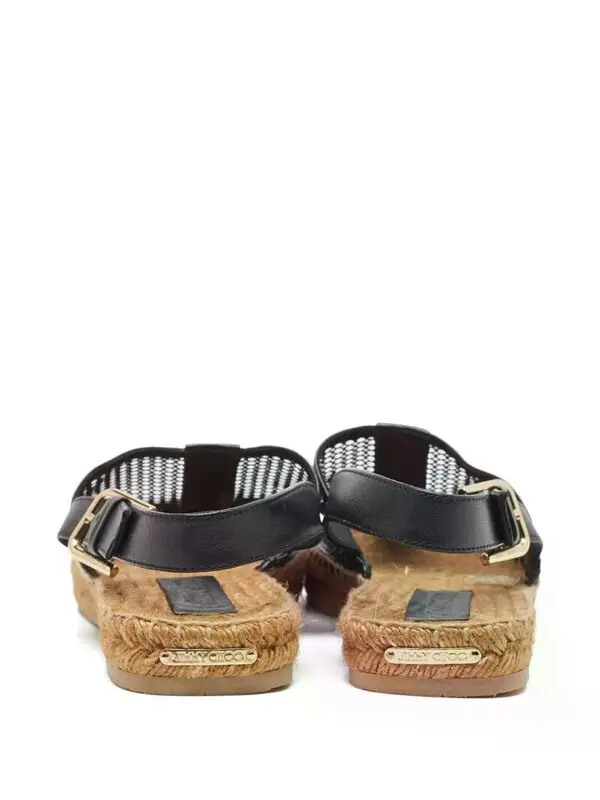 JIMMY CHOO Mesh Slingback Espadrilles