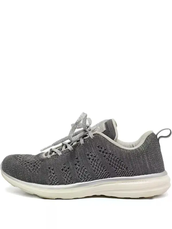 Apl Knit Lace-up Sneakers - Grey