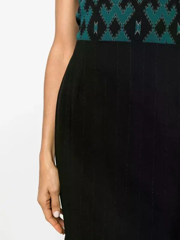 Gianfranco Ferre 1990s Pinstripe Pencil Skirt