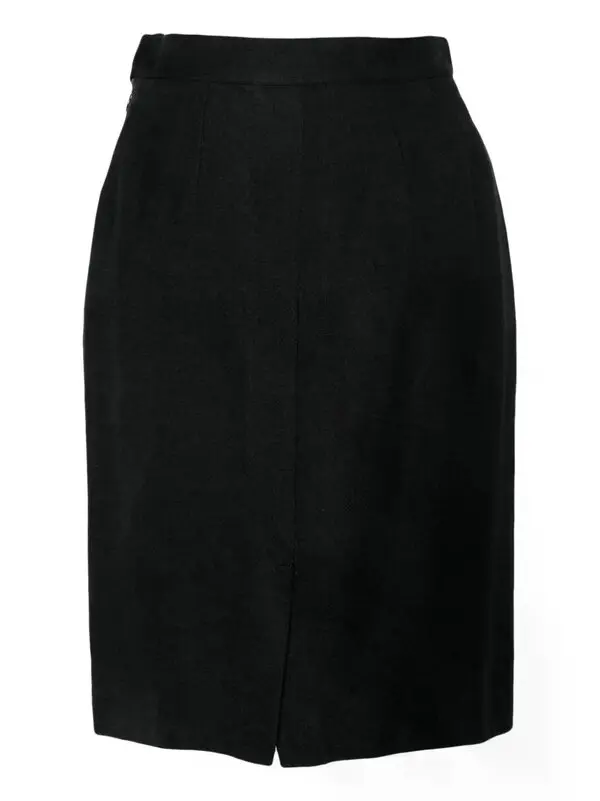 Saint Laurent 1990s Cotton A-line Miniskirt