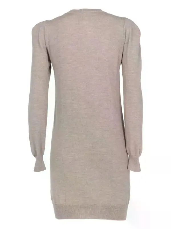 Miu Miu Wool Knitted Crewneck Dress