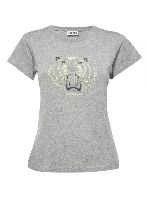 Kenzo Tiger Embroidered T-shirt
