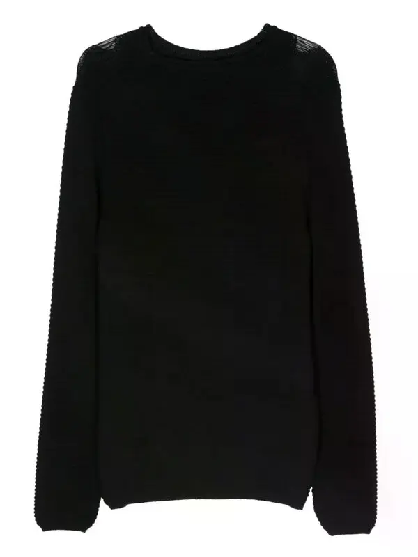 Versace 2000s Openwork-knit Cotton Jumper
