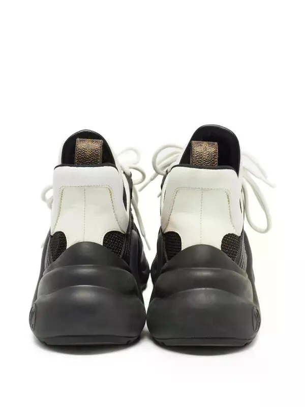 LOUIS VUITTON Panelled Leather Sneakers