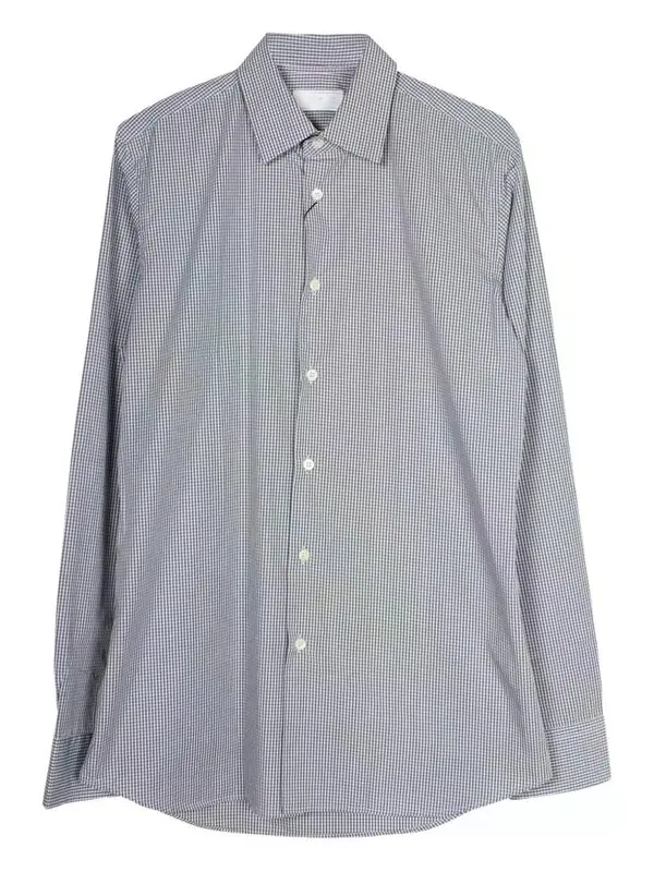 Prada Checked Long-sleeve Shirt