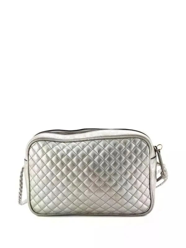 Gucci Quilted Leather Camera Bag - Silver
