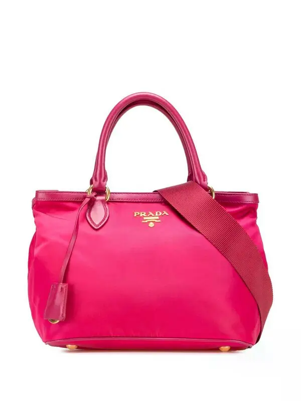 Prada 2000-2025 Tessuto Satchel - Pink