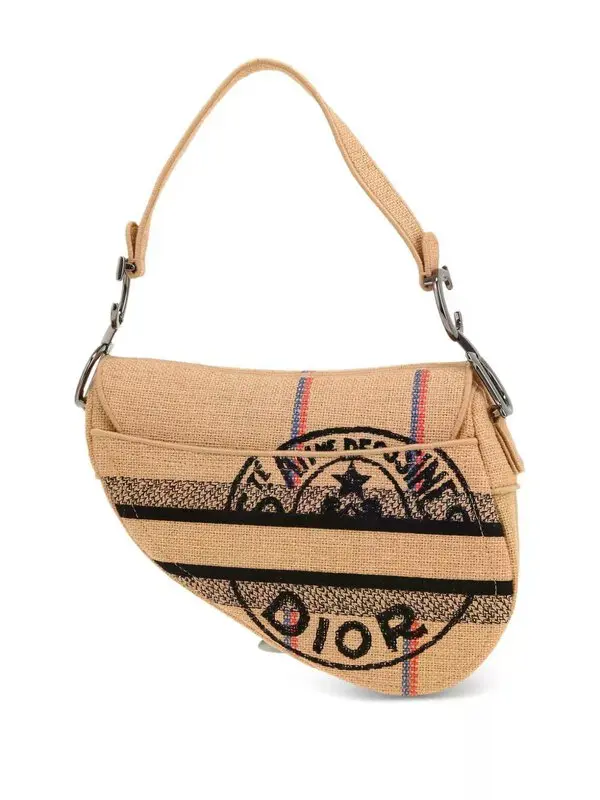 Dior Medium Saddle Handbag - Neutrals