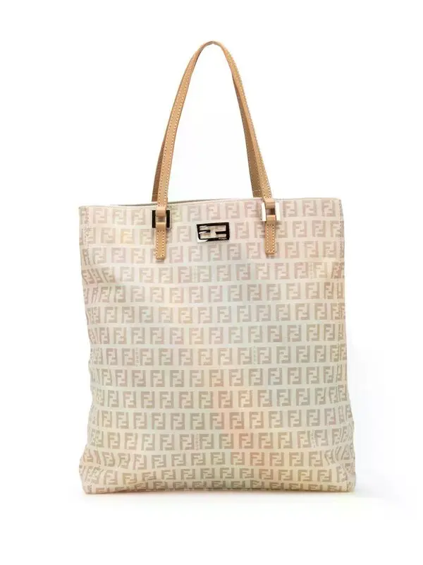 Fendi Zucchino Canvas Tote Bag