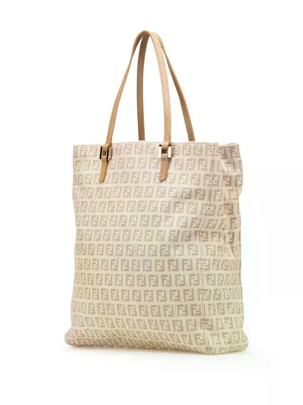 Fendi Zucchino Canvas Tote Bag