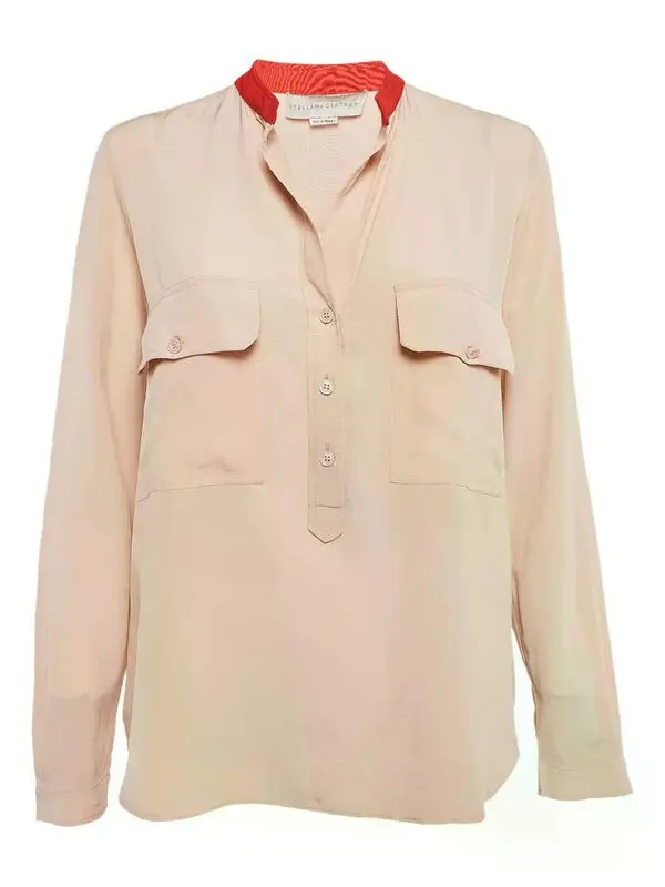 Stella McCartney Silk Blouse With Patch Pockets