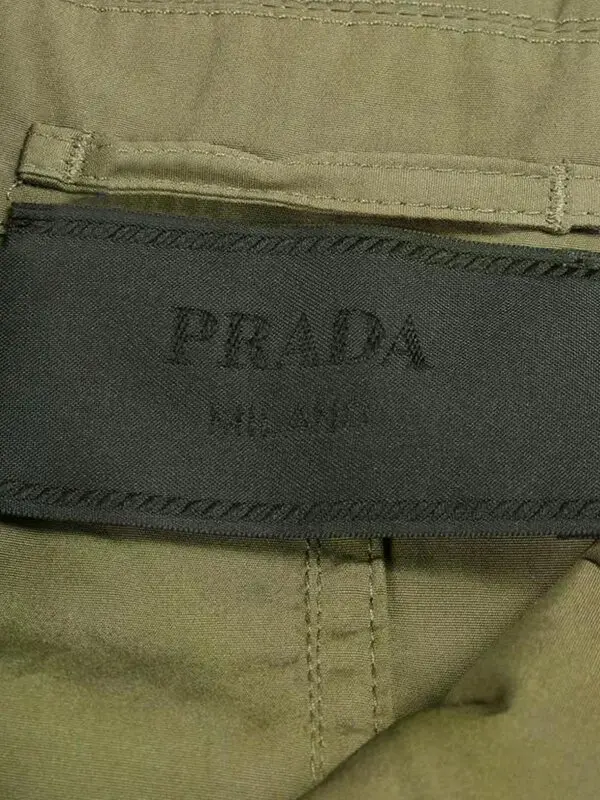 Prada 2020s Triangle Plaque Safari Jacket