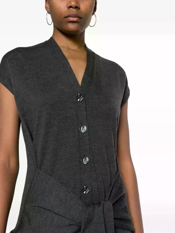 JEAN PAUL GAULTIER 1990s Belted Virgin Wool Jumpsuit