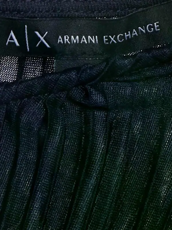 ARMANI Pleated Sleeveless Jumpsuit - Blue