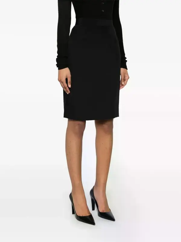 FERRAGAMO 1990s Silk Skirt