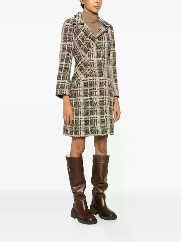 A.N.G.E.L.O. VINTAGE CULT 1970s Checked Wool Coat