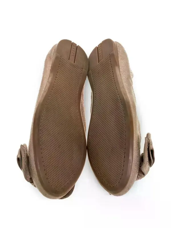 Prada Bow Embellished Ballet Flats