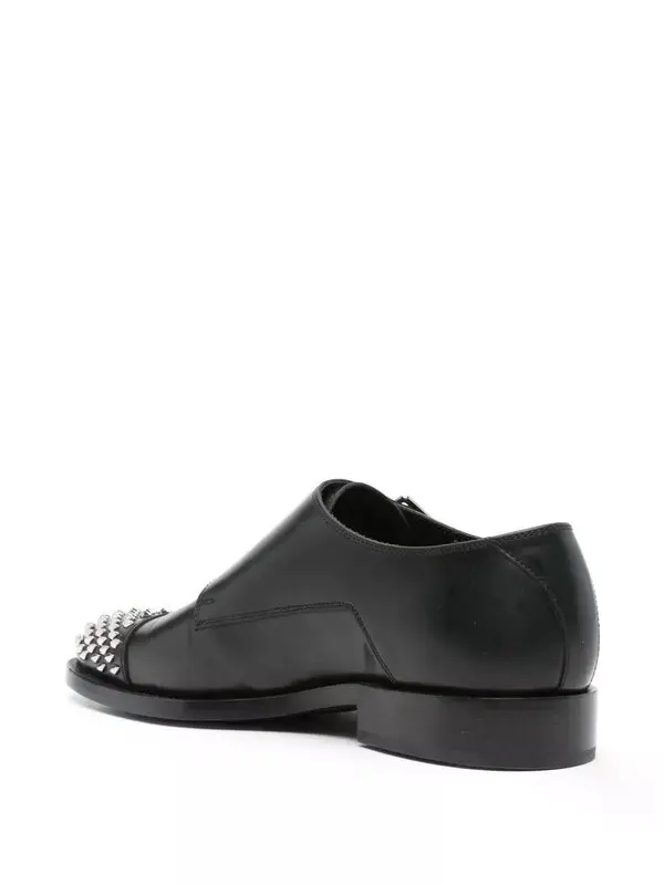 JIMMY CHOO Finnion Monk Shoes With Stud Detailing