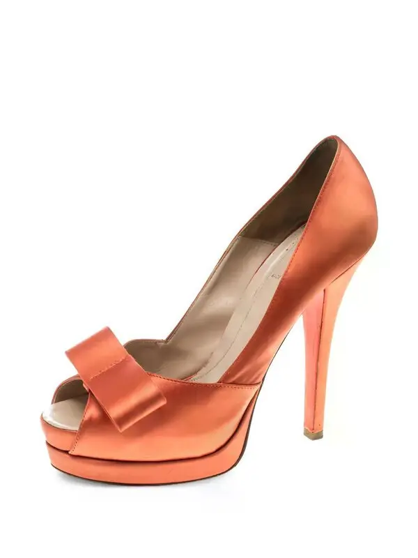 Fendi 150mm Stiletto Heels With Bow Detailing