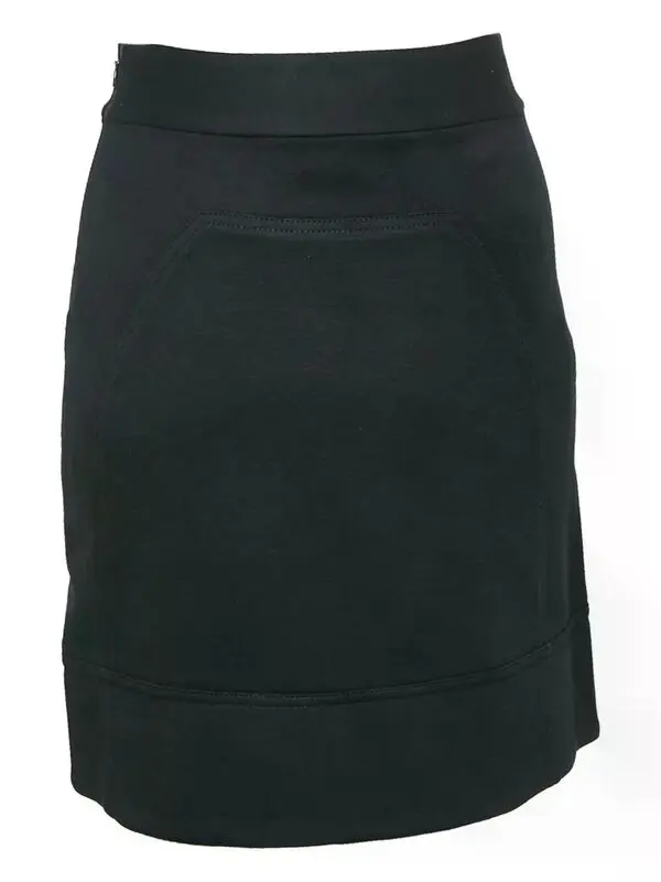 Diane Von Furstenberg Seam-detail Jersey A-line Skirt - Blue