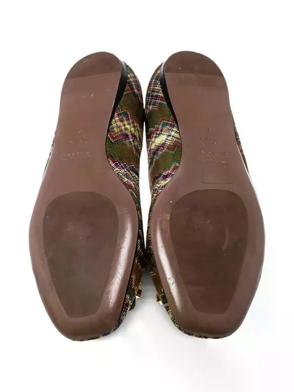 Missoni Patterned Crystal-embellished Ballet Flats