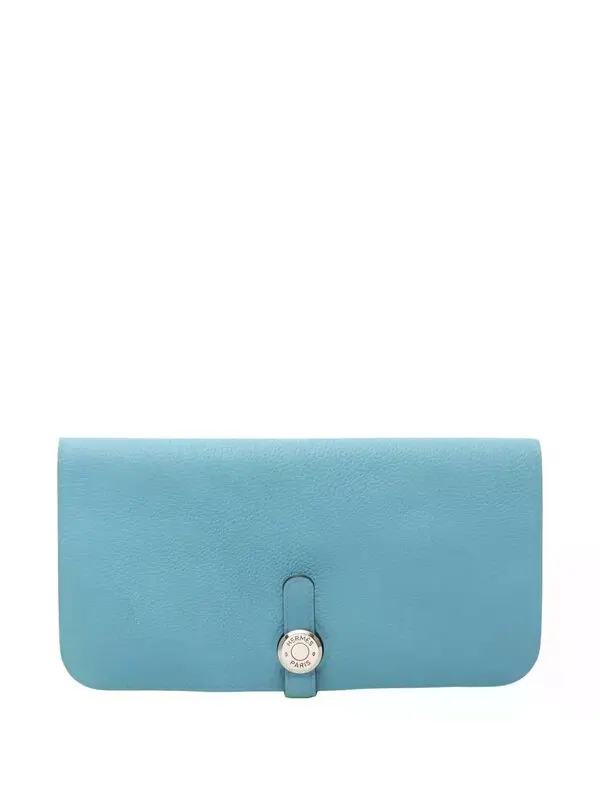 Hermès 2019 Dogon Bi-fold Long Wallet - Blue