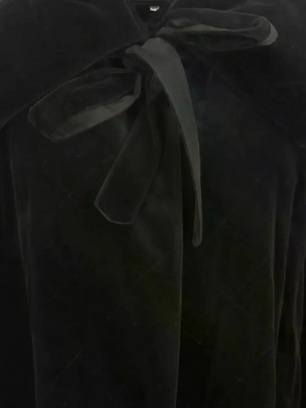 A.N.G.E.L.O. VINTAGE CULT 1970s Velvet Cape - Black