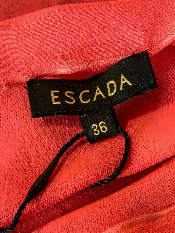 Escada Silk Cowl Neck Top