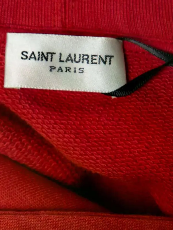 Saint Laurent Cotton Drawstring Hoodie
