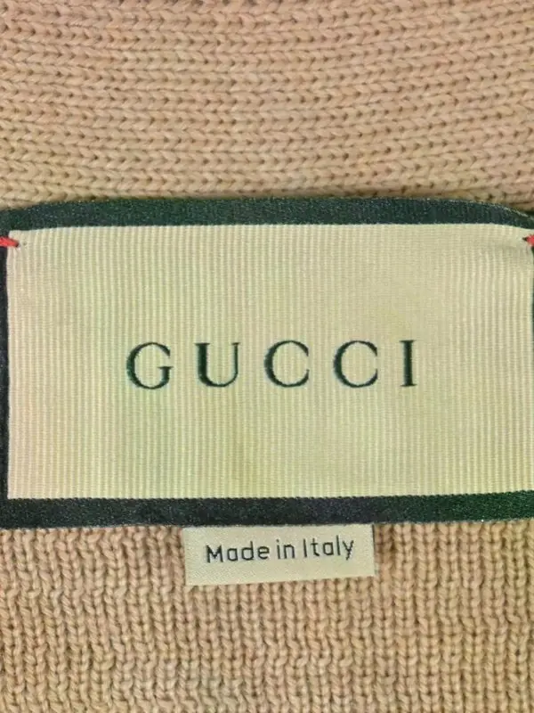 Gucci Gg Pattern V-neck Cardigan