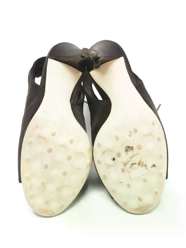 Miu Miu 105mm Open-toe Mesh & Lace-up Heeled Sandals