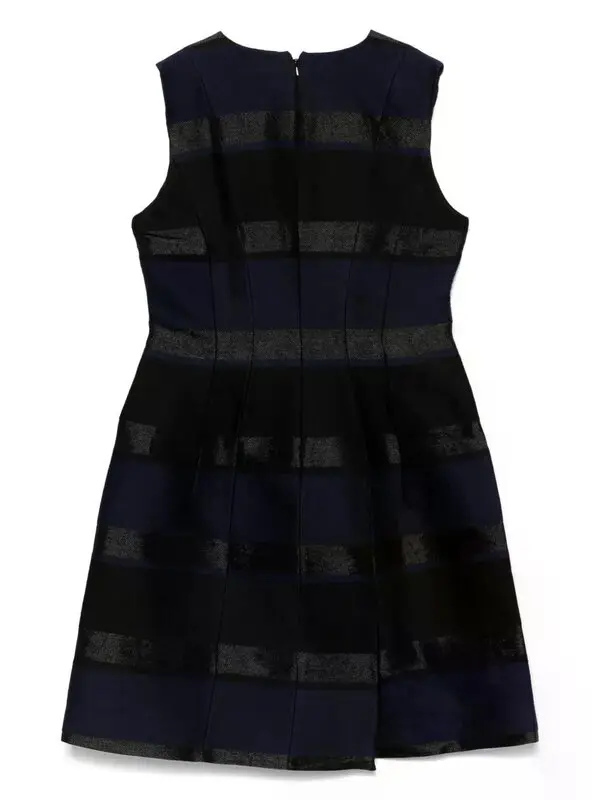 Dior Sleeveless Striped Mini Dress