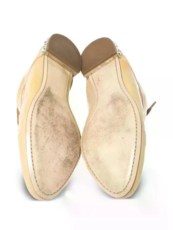 Miu Miu Crystal-embellished Derby Shoes