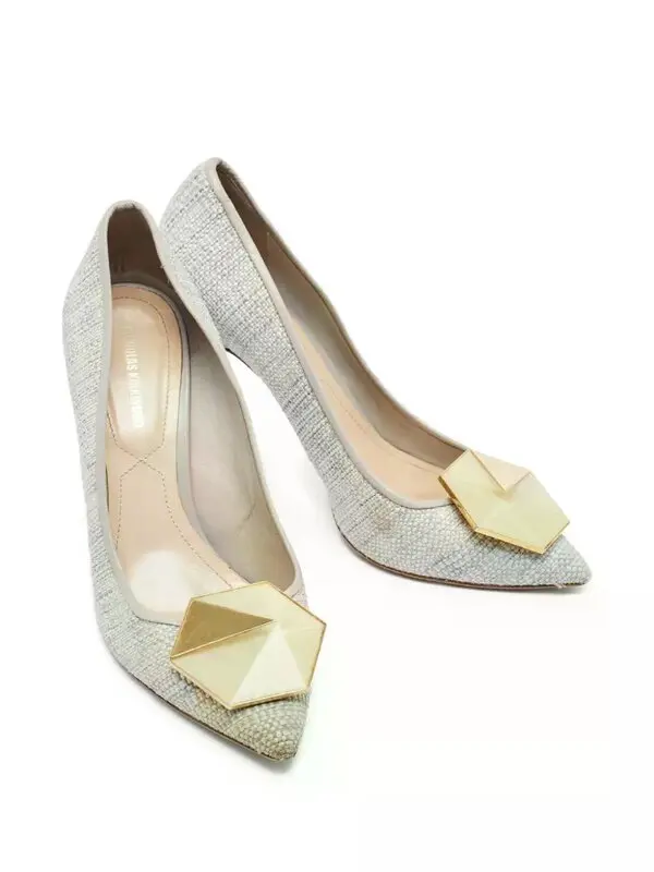 NICHOLAS KIRKWOOD Pointed-toe Pumps - Grey