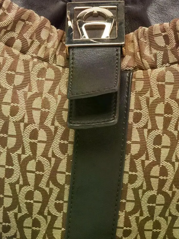 AIGNER Monogram Pattern Shoulder Bag