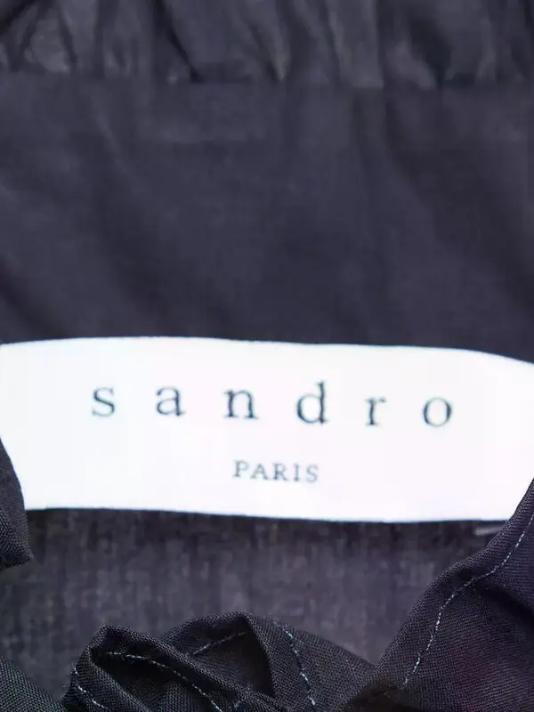 Sandro Lace Yoke Mini Dress