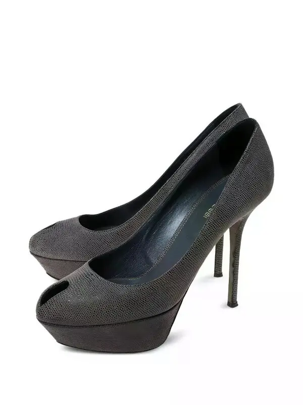 SERGIO ROSSI Platform Peep-toe Pumps